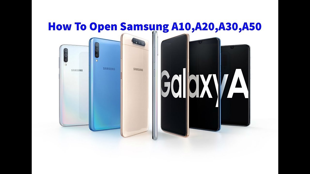 How To Open Samsung A10, Disassemble Samsung Galaxy A10 - YouTube