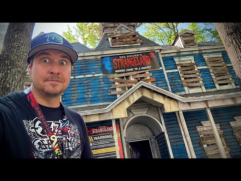 WOODS OF TERROR 2026 Haunted House COMPLETE WALKTHROUGH +  MET DEE SNIDER + NEW Strangeland House!