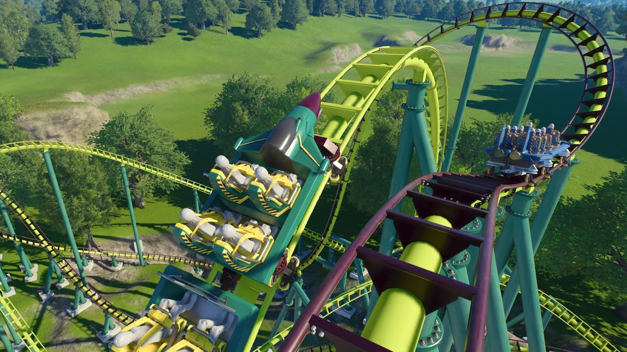 INSANE DUELING COASTER POV || Planet Coaster 2 - YouTube