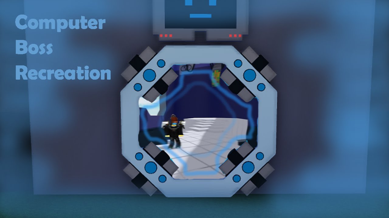 Completed computer boss (Build A Boat) - YouTube