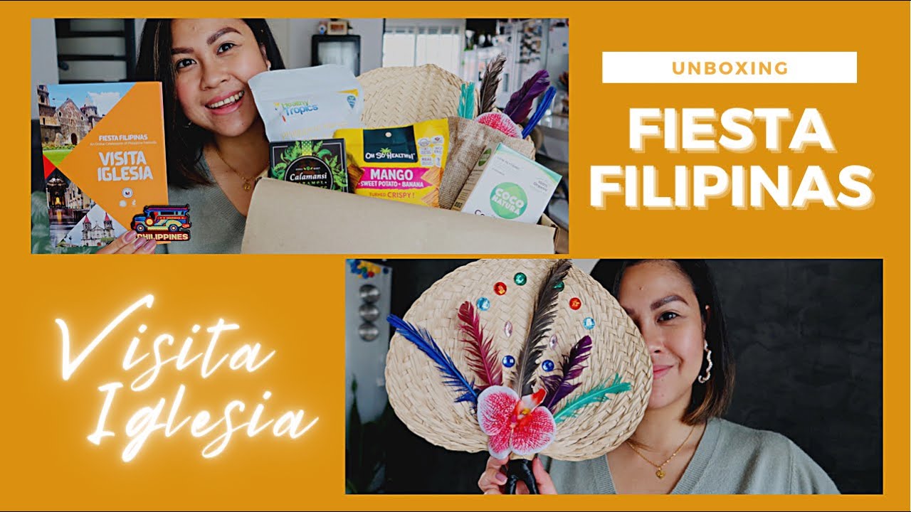 FIESTA FILIPINAS | VISITA IGLESIA KIT UNBOXING + NATIVE “BURI” FAN ...