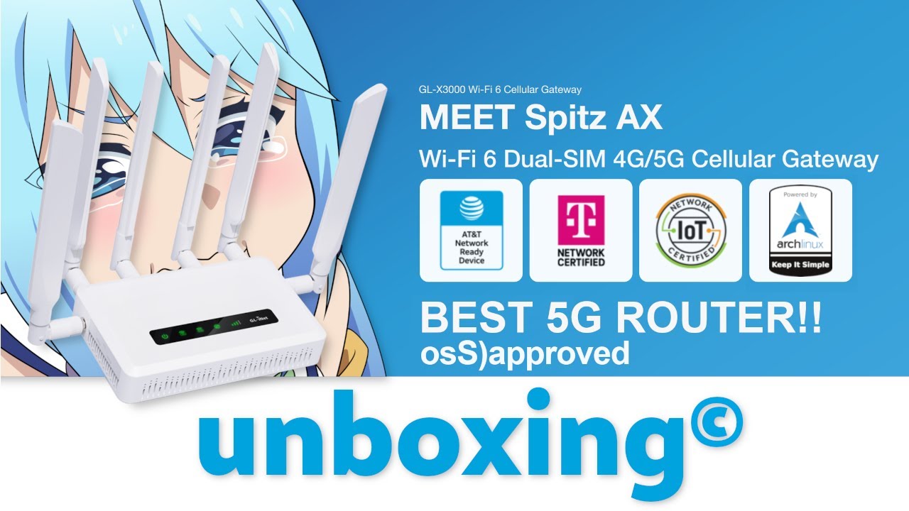 Spitz AX (GL-X3000) unboxing & setup on Arch Linux - YouTube
