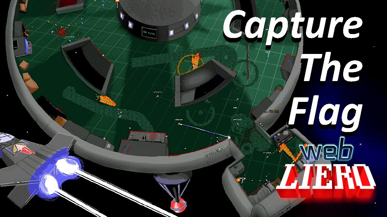LIERO - space_station - Capture The Flag webliero extended Gameplay/Let ...