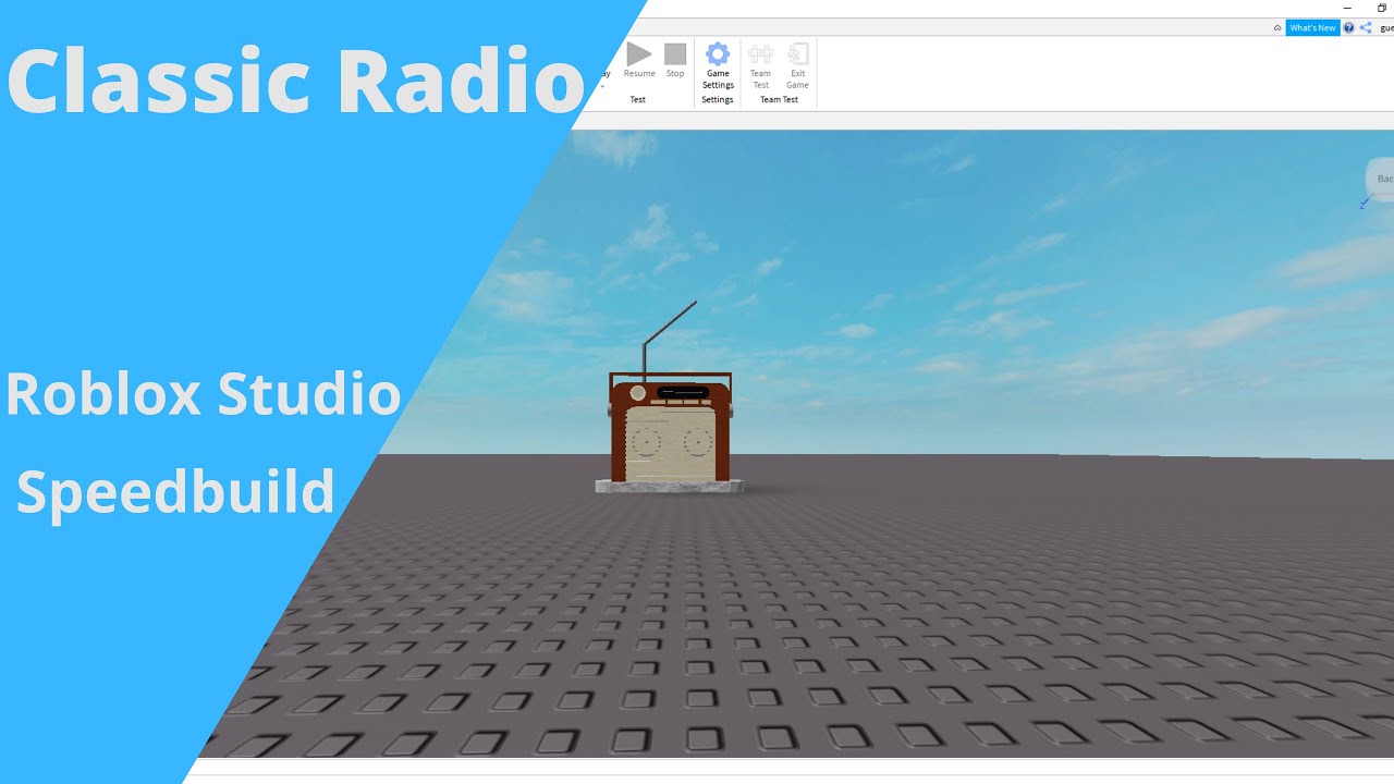 Classic Radio/Roblox Studio/Speedbuild - YouTube