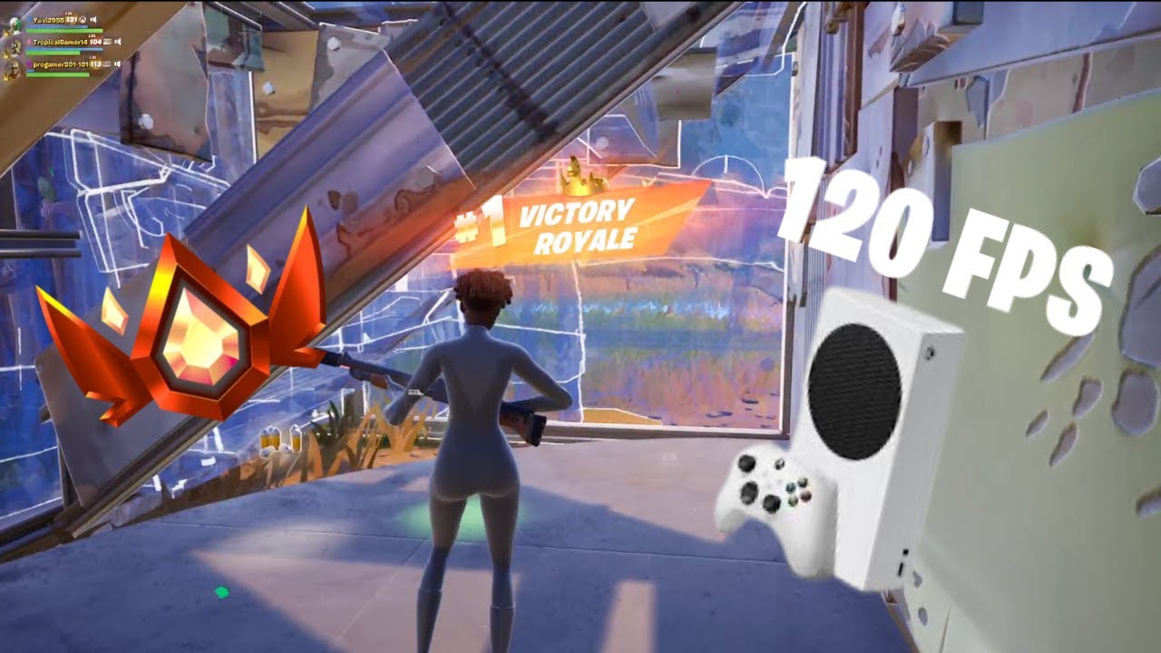 Xbox Series S 120 FPS Gameplay | Fortnite Ranked BR Champion Lobby ...