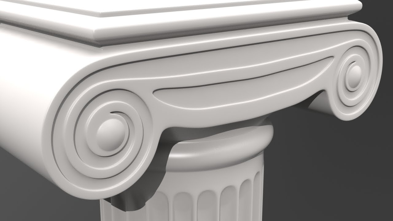 The Foundry MODO - Modeling a Greek Column (On Request) - YouTube