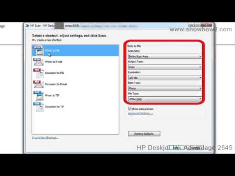 Hp Deskjet 2545 : Kaise Ek Photo Ko Scan Karein Hp Scanning Utility Ke ...
