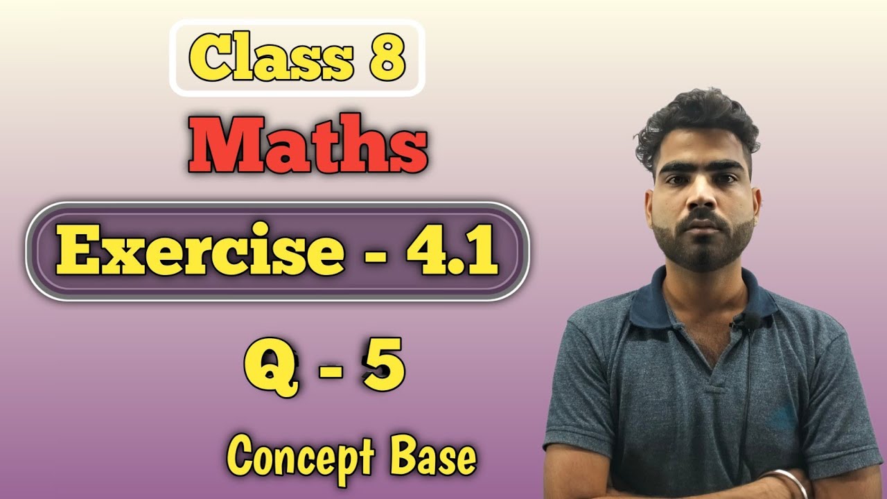 Class-8 Ex-4.1 ,Q5 (Data Handling) Chapter4 Math, New CBSE NCERT Book ...