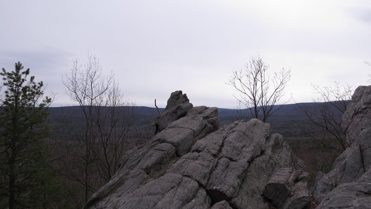 Hiking the Sunset Rocks Trail in Michaux State Forest - YouTube