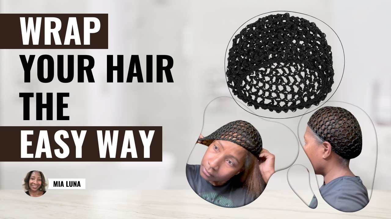 The Secret to the Perfect Doobie Hair Wrap: 3PCS Mesh Hair Wrap Cap ...