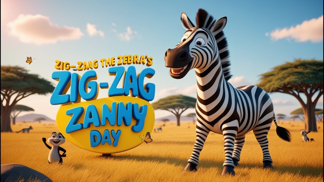 Zig-Zag the Zebra’s Zany Day:| Beautiful poem for kids |Nursery Rhymes ...