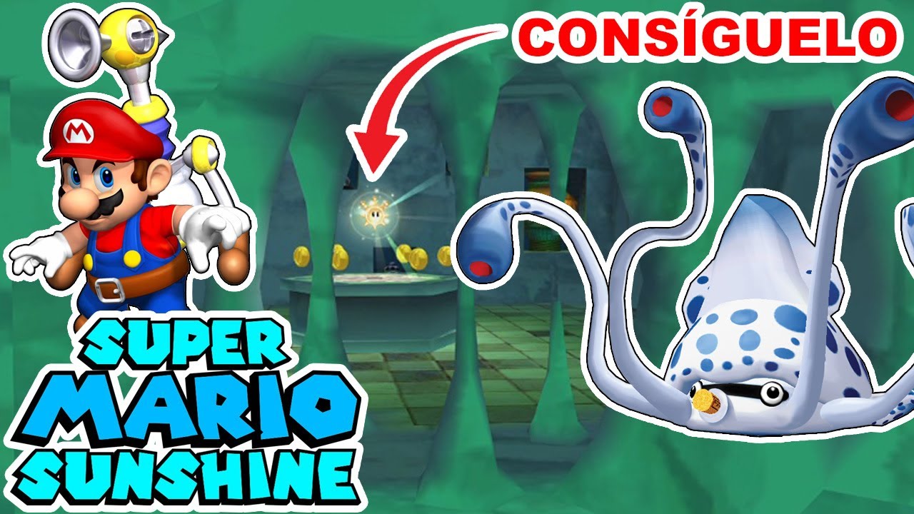 Mega Blooper en Ruinas Puzzle 🦑 Calamar Gigante de Super Mario SUNSHINE ...