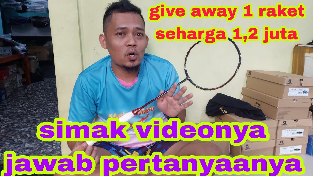 GIVE AWAY !!!! SURAT CINTA DARI YOUTUBE ,,, HADIAH 1 BATANG RAKET WAGI ...