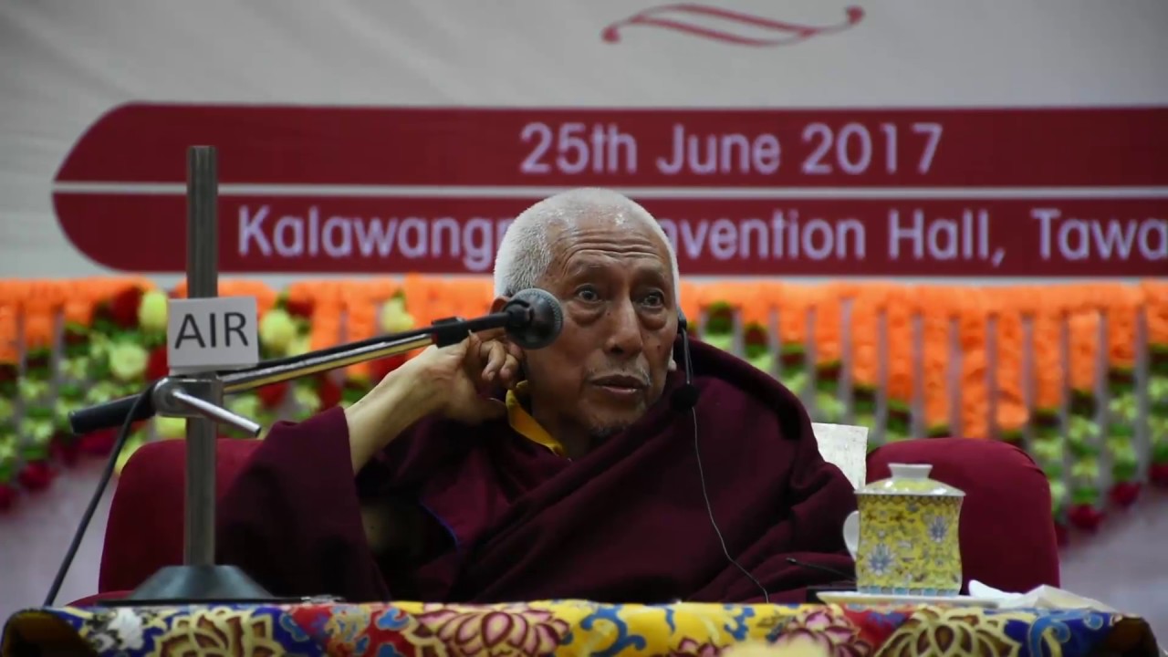 Prof. Samdhong Rinpoche gave a talk on “The Importance and Relevance of ...