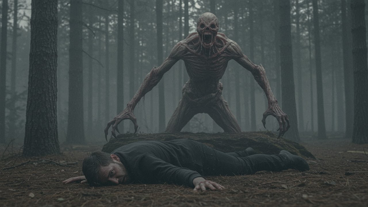 A group of men encounter a strange monster while searching for their ...