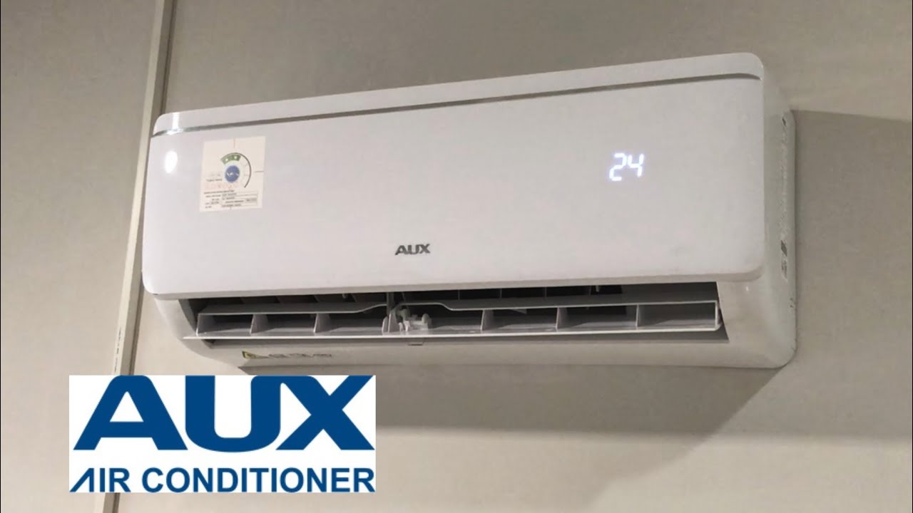 AUX ASW-05A4/FFR3 Air Conditioner AC Split 1/2pk - YouTube
