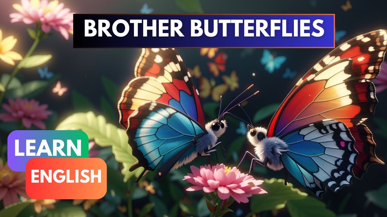Learn English Through Story | Brother Butterflies | English Speaking ...