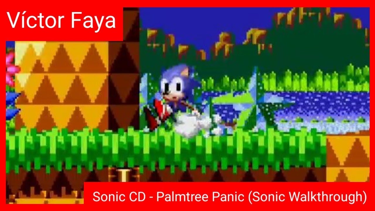 Sonic CD - Palmtree Panic (Sonic Walkthrough) - YouTube