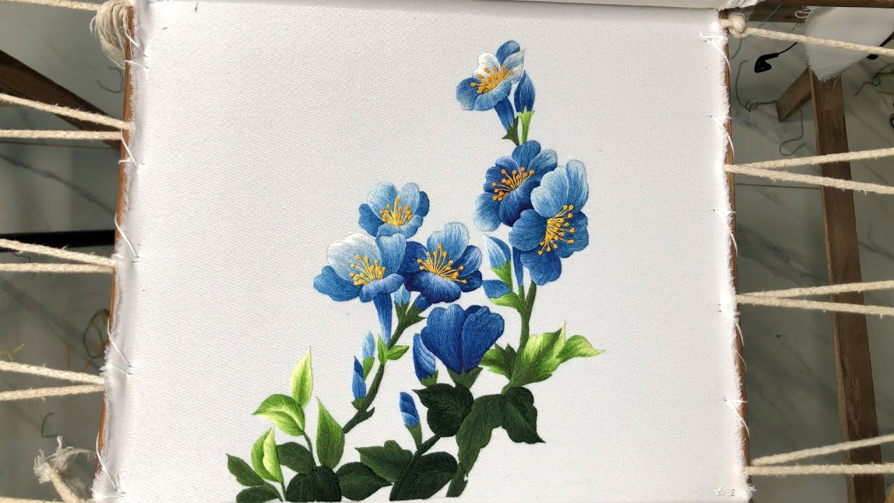 Thuong Embroidery #06 (EK01 on Shop) - Beautiful of Wildflowers ...
