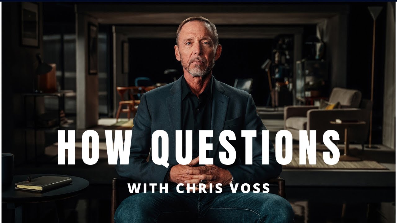 Chris Voss on the strategic use of, 'How Questions' in a negotiation to ...