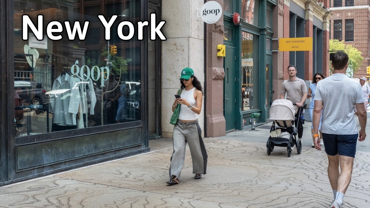 NYC Summer Walk: Hot Day in Two Trendy Neighborhoods 🔥🌞 | 4K - YouTube