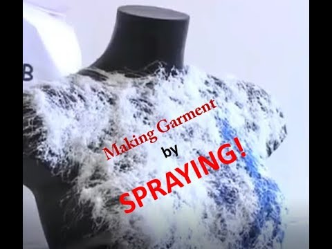 Making Garment by Spraying || Innovations || TEXTILE INSIDER - YouTube
