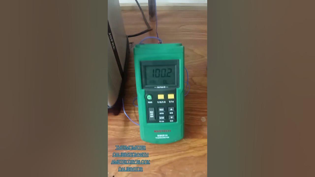 Calibration of Digital Thermometer Mastech MS6514/How to calibrate Digital Thermometer - YouTube