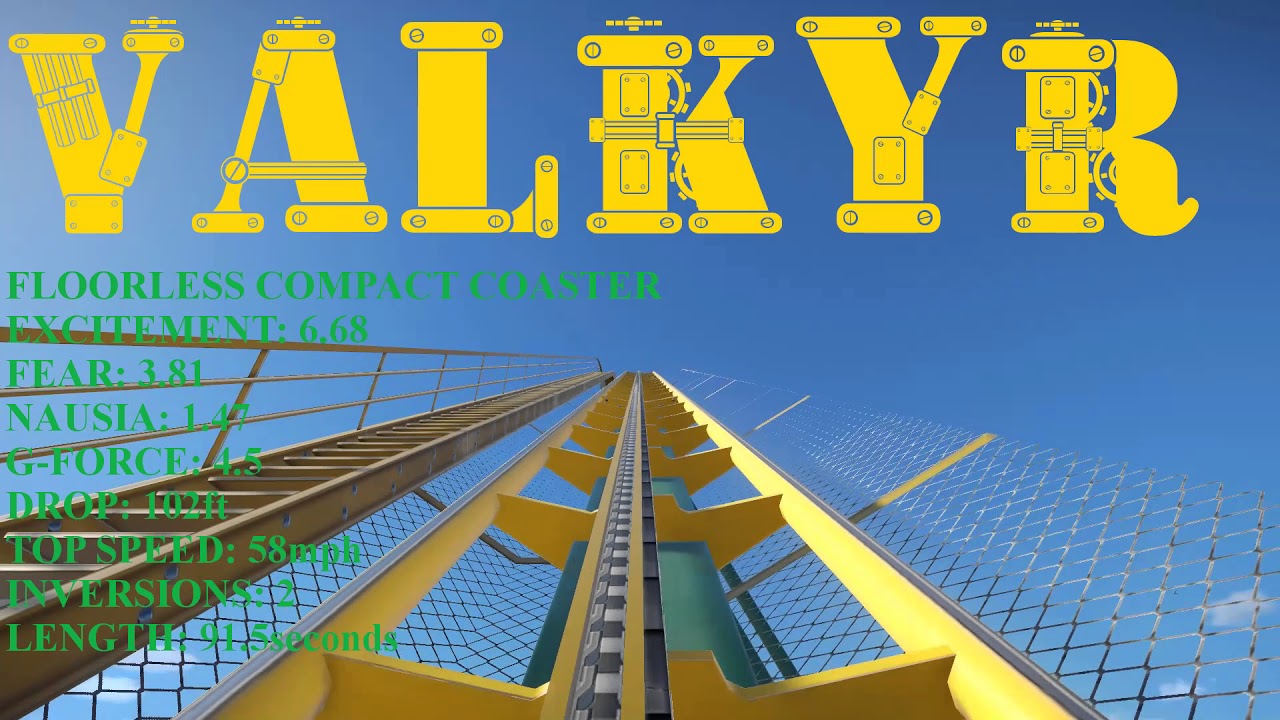 VALKYR - Compact Floorless Coaster (Planet Coaster Creations) - YouTube