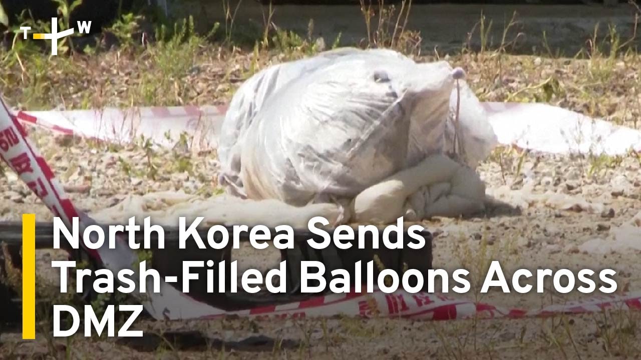 North Korea Sends Trash-Filled Balloons Across DMZ | TaiwanPlus News ...