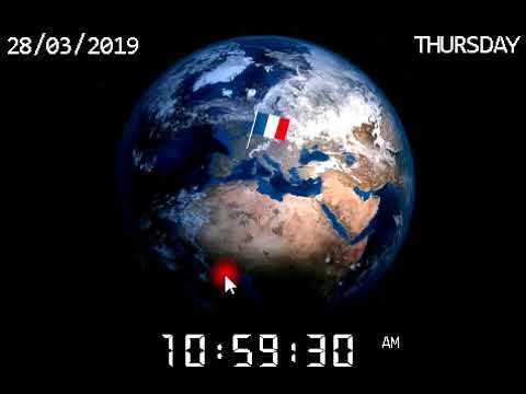 Nextion for Ham radio - A real time world map with the grey line ...