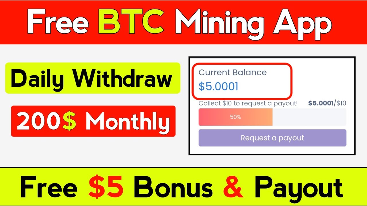 Earn BTC While Sleeping | Free BTC Mining App Today | Free BTC Earning ...