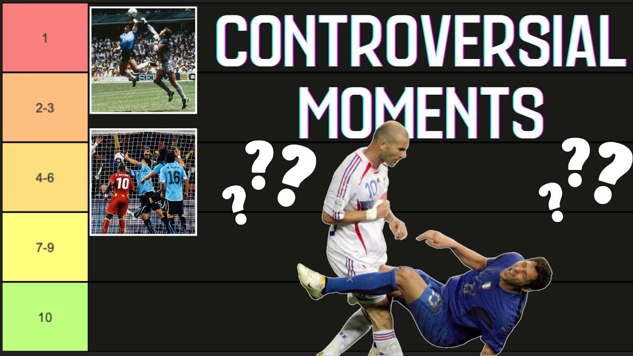 Ranking Football's Most CONTROVERSIAL MOMENTS! - YouTube