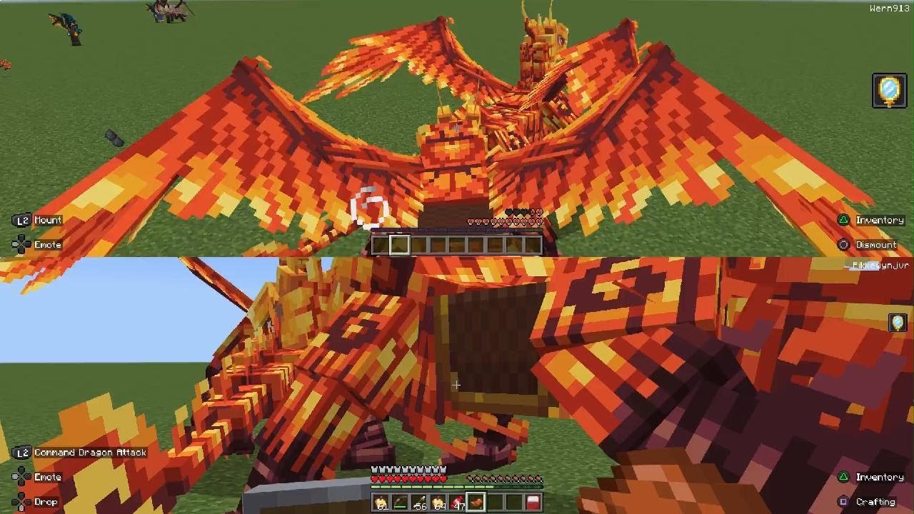 Minecraft live being a DRAGON - YouTube