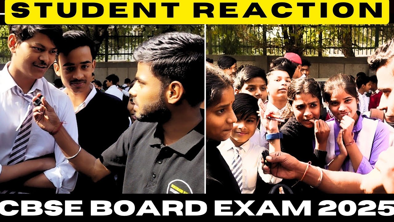 CBSE student reaction after board exam 2025 || Class 12 Physical ...