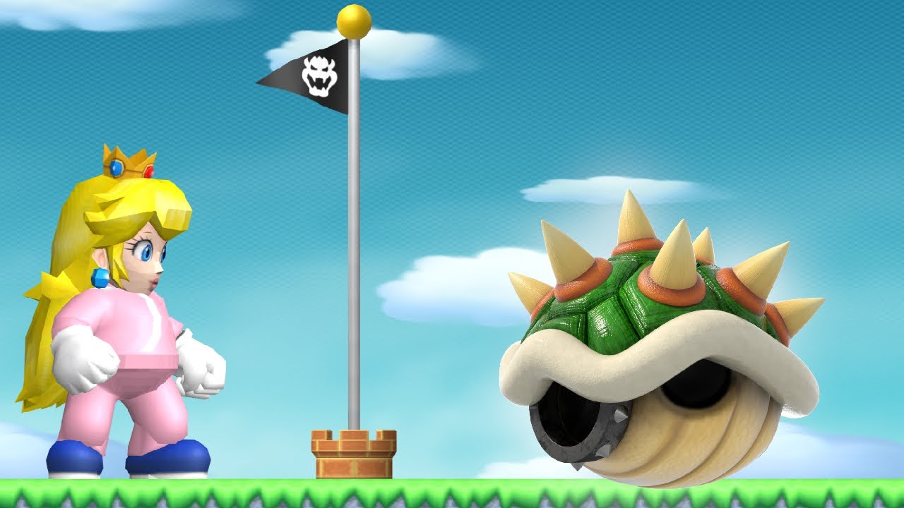 Giant New Super Mario Bros. Wii Peach - Walkthrough - #10 - YouTube