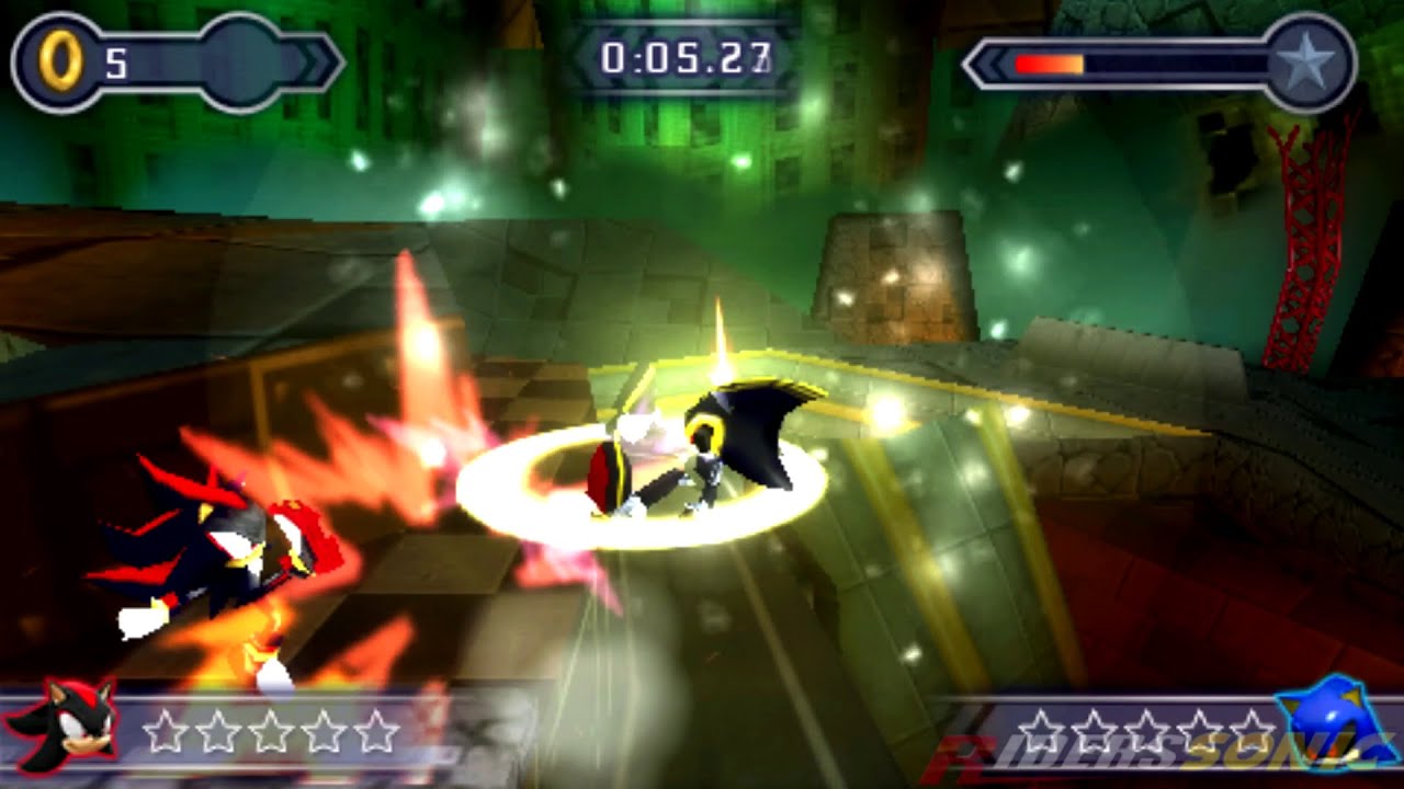 Sonic Rivals 2 (PSP) - Parte #12 - Historia de Shadow #6 - FINAL ...