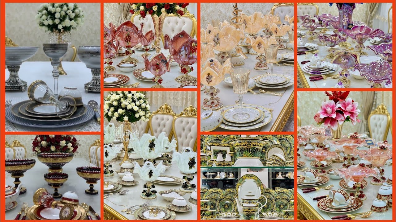 Beautiful Bartan sets Designs 2023/ Mad in Italy and Turkey 🤩 Amazing ...
