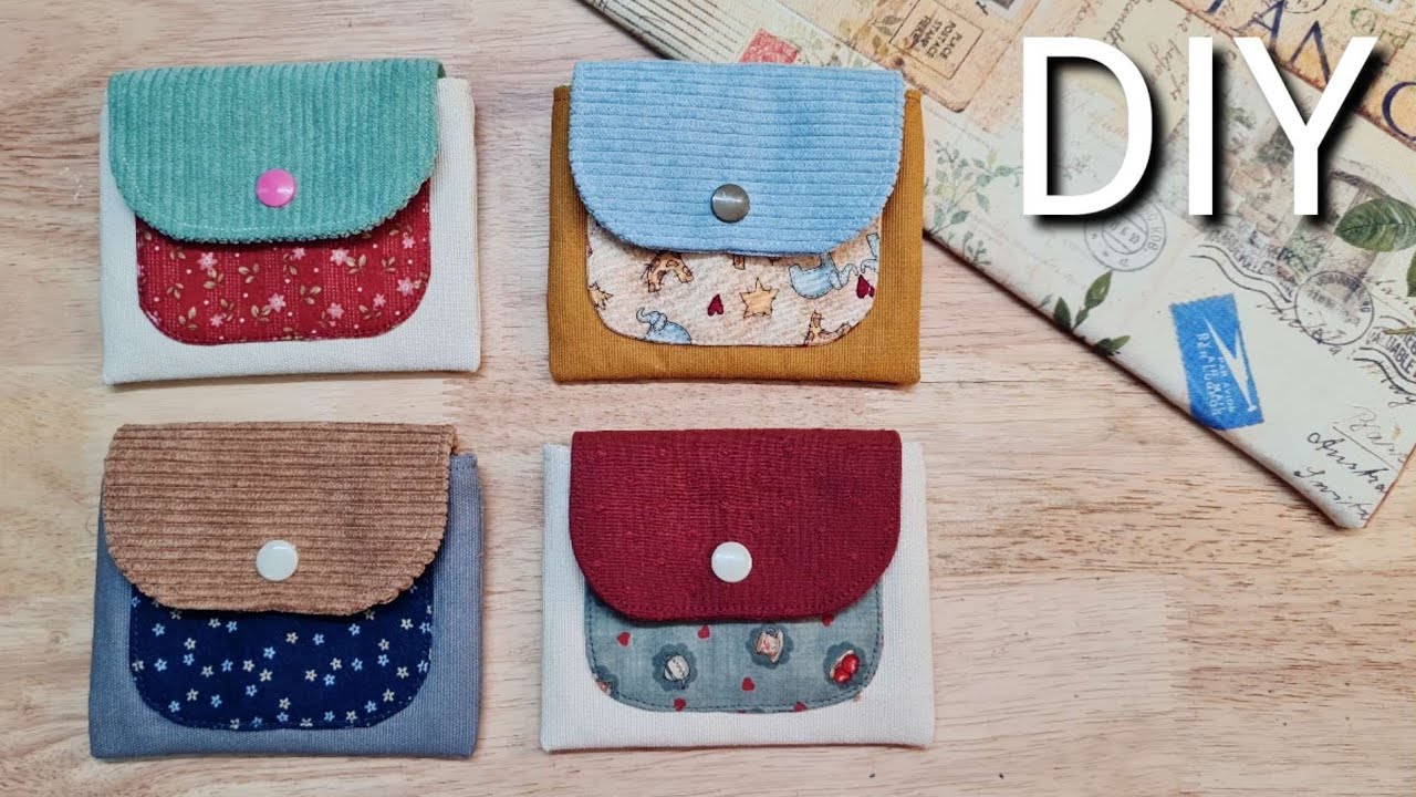 EP 139 : DIY Mini Wallet | Bag sewing tutorial - YouTube