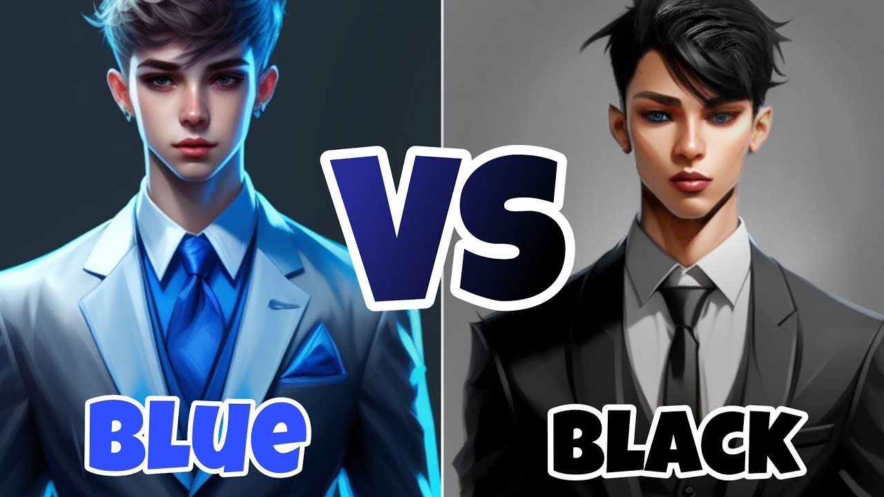Blue vs Black Color| boys | Choose your favorite color| quizistics ...