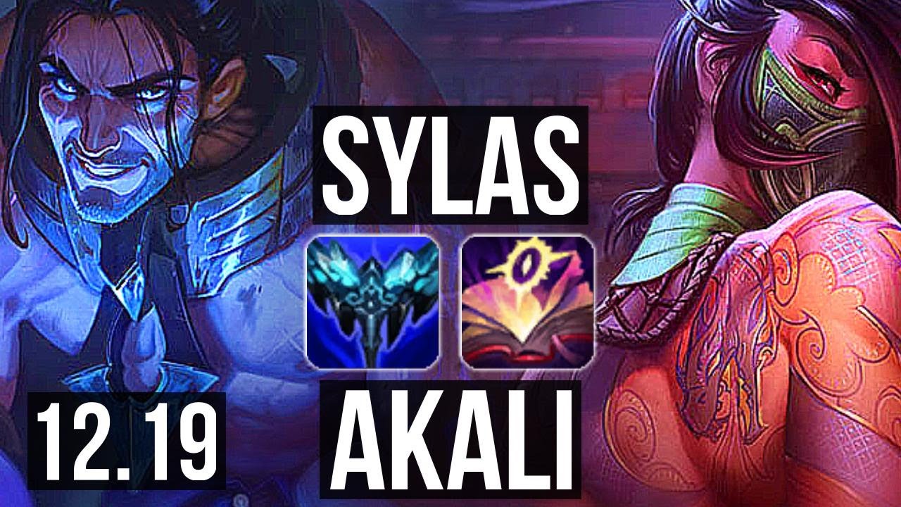 SYLAS vs AKALI (MID) | 8/0/6, Legendary, 400+ games | EUW Grandmaster ...