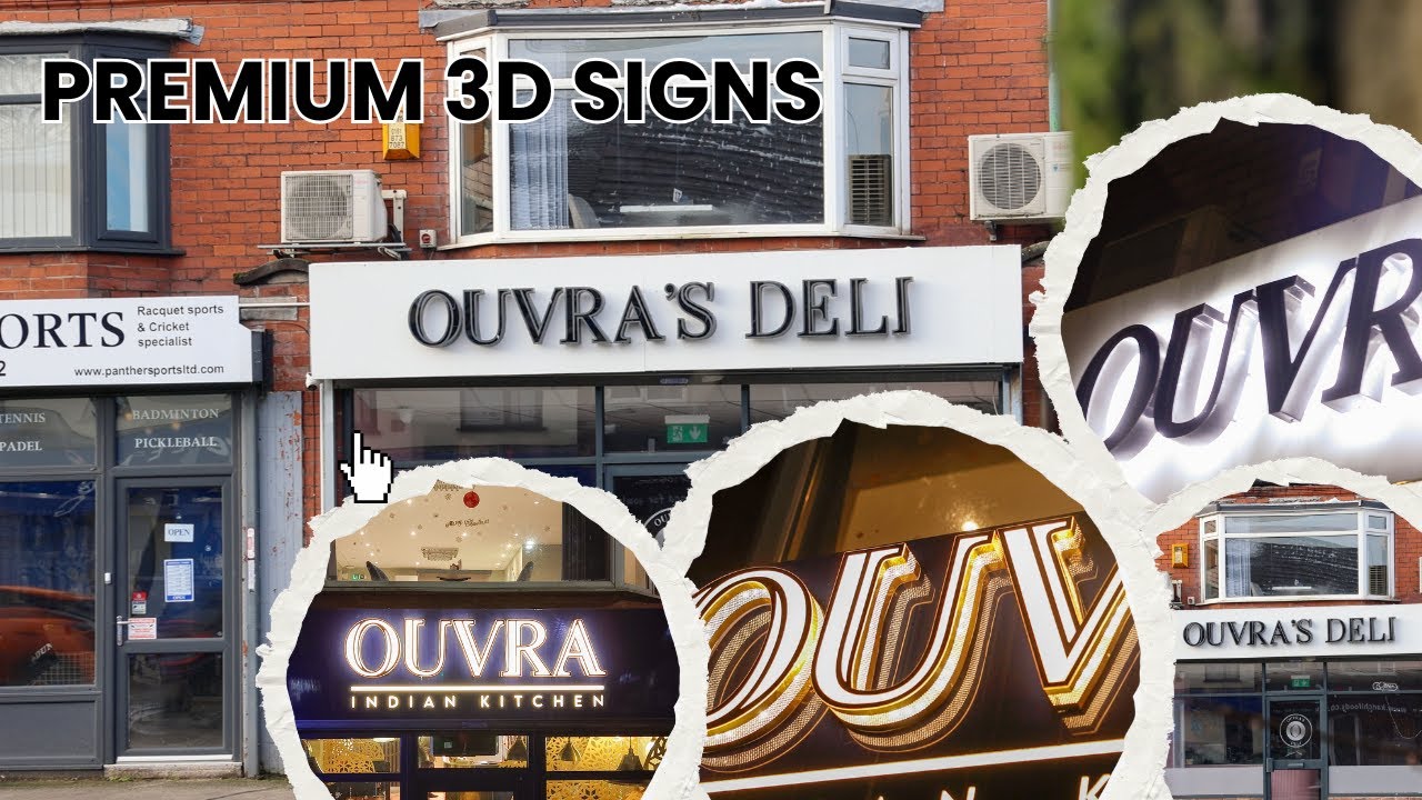 3D Gold Lettering = Instant VIP vibes for restaurants, boutiques ...