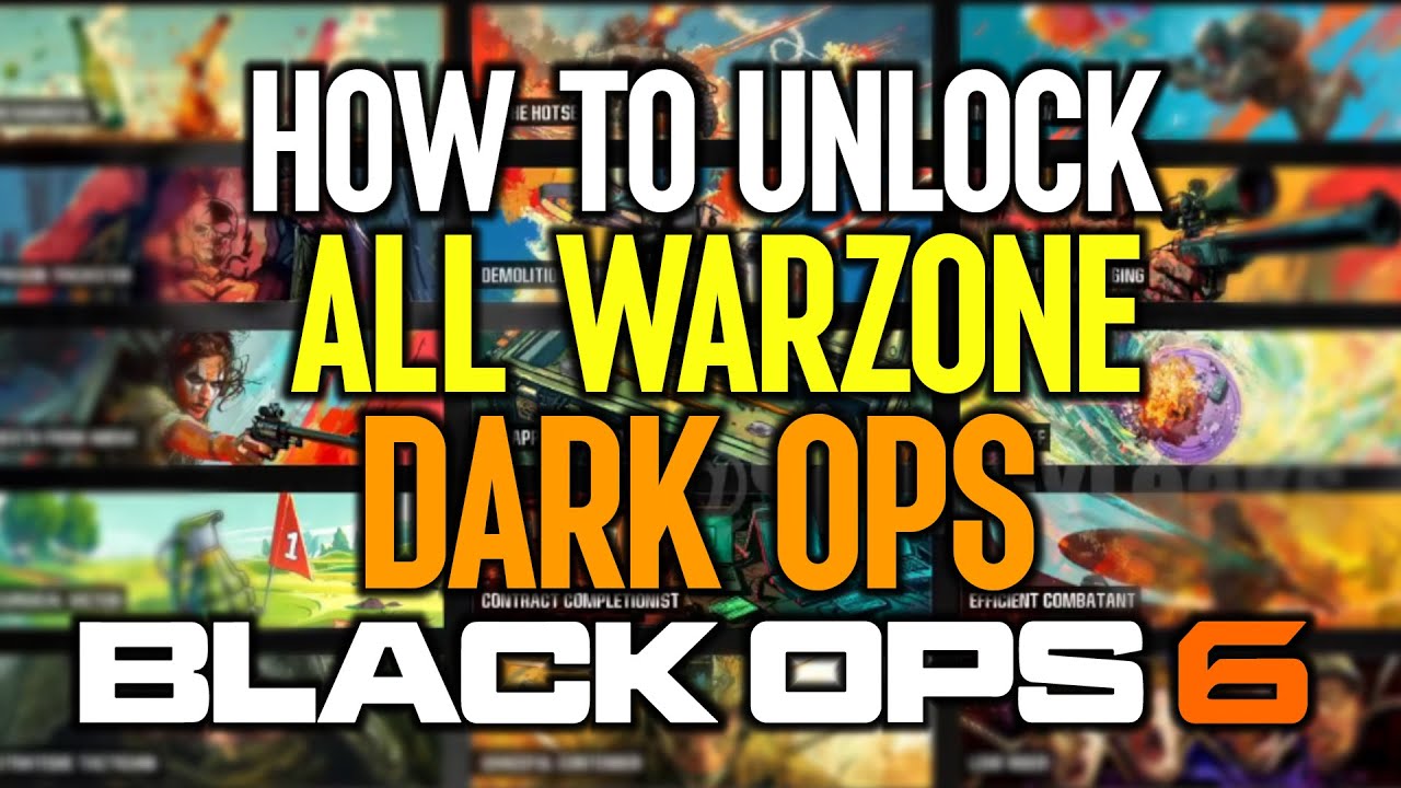 How To Unlock ALL WARZONE DARK OPS CHALLENGES In Black Ops 6 (All Dark ...