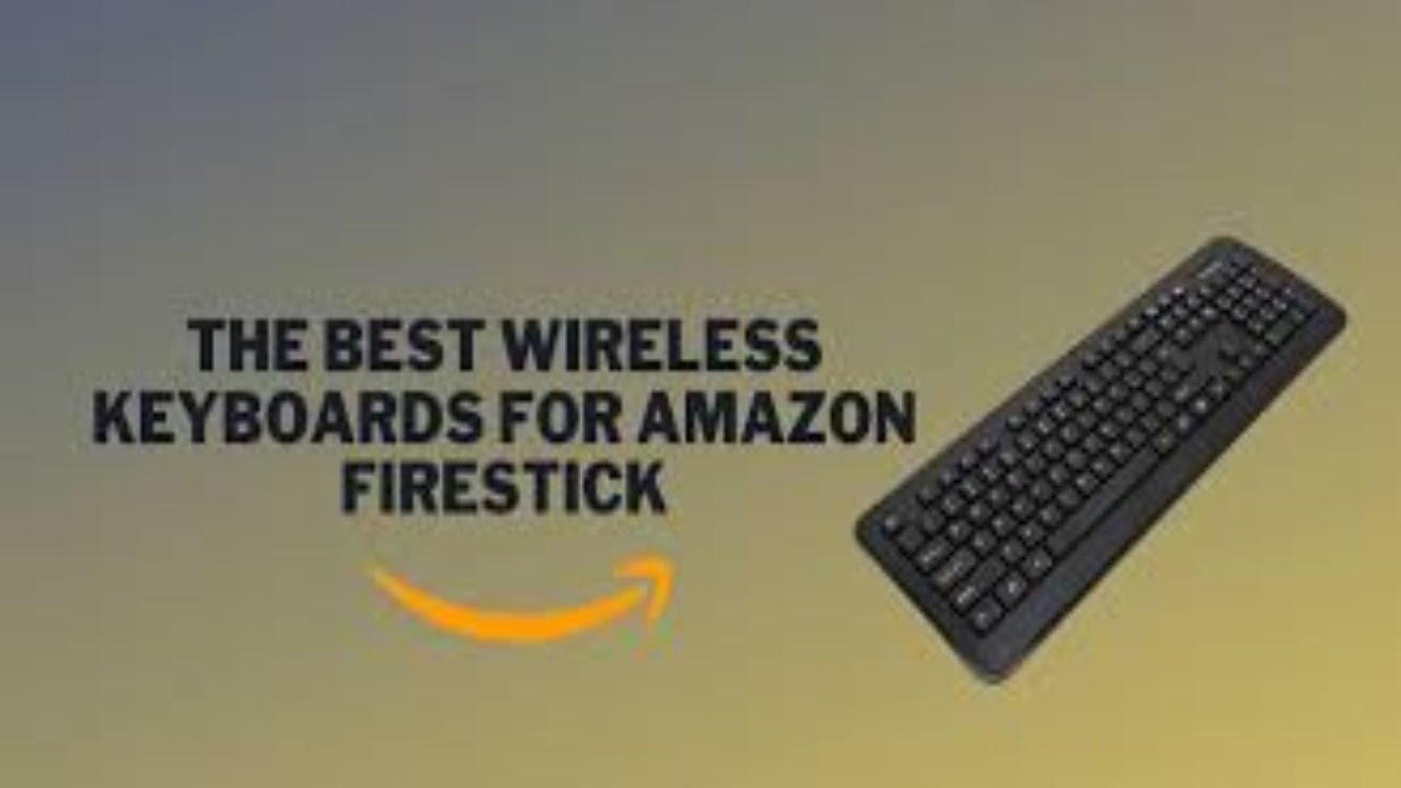 Wireless Keyboard for Firestick | How to use a Keyboard and USB Devices ...
