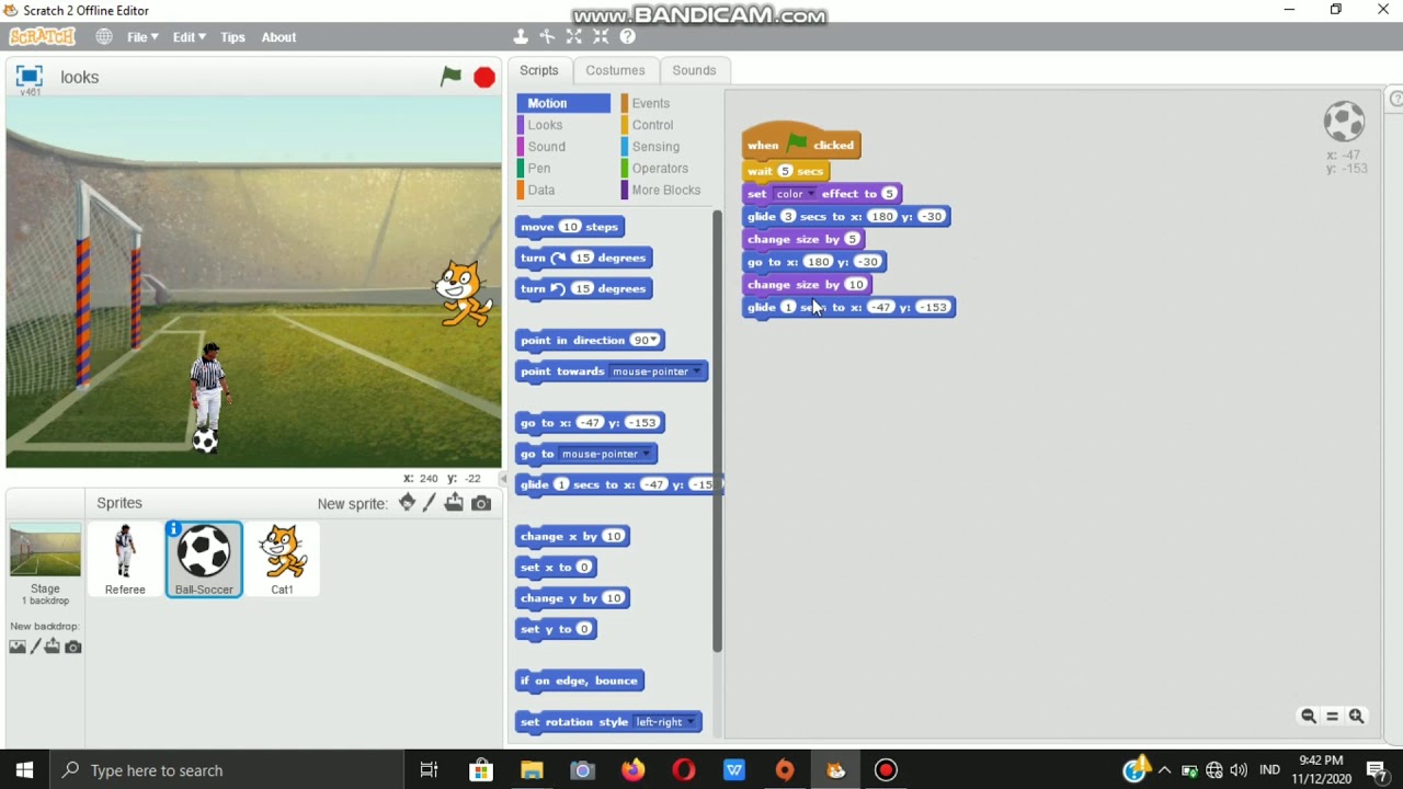 Tutorial membuat pergerakan 3 objek pada modul looks, di apk scratch 2. ...