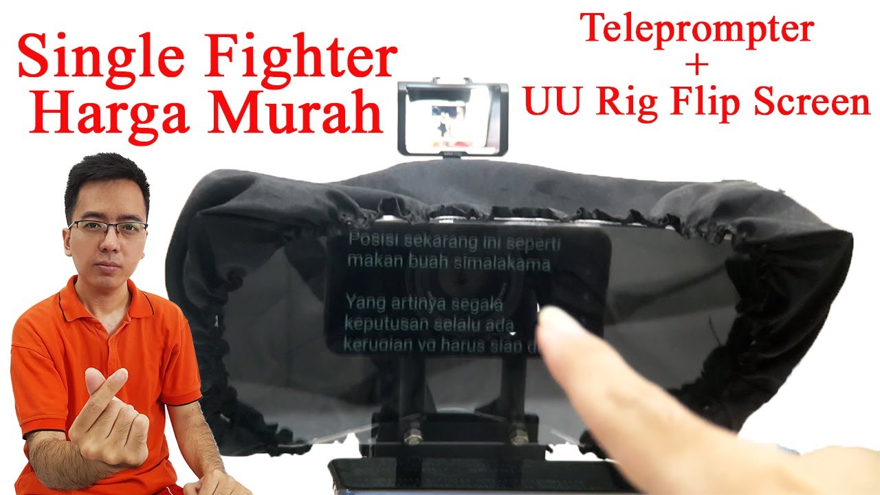 Kombinasi Teleprompter dan Ulanzi UU Rig Flip Screen - YouTube