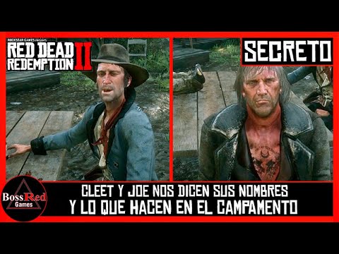 Red Dead Redemption 2 - Cleet y Joe nos Dicen sus Nombres y lo que ...