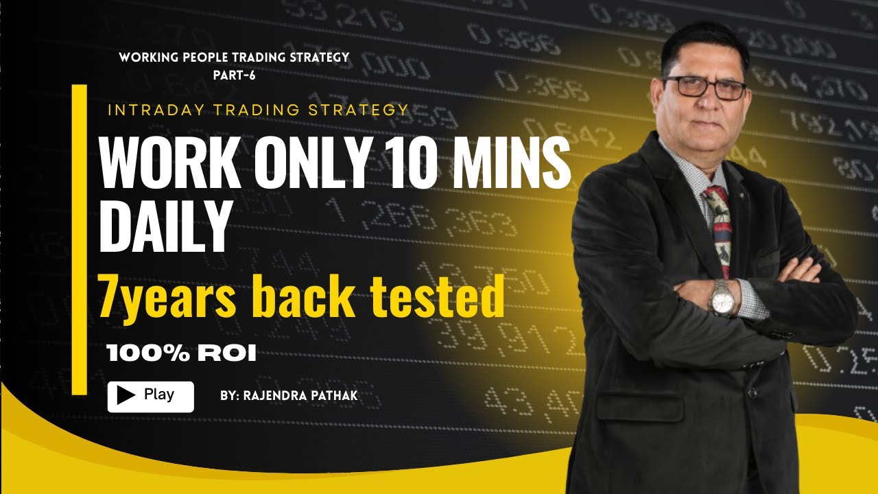 Working People Strategy | Part -1 | INTRADAY STRATEGY! 7 YEARS ...