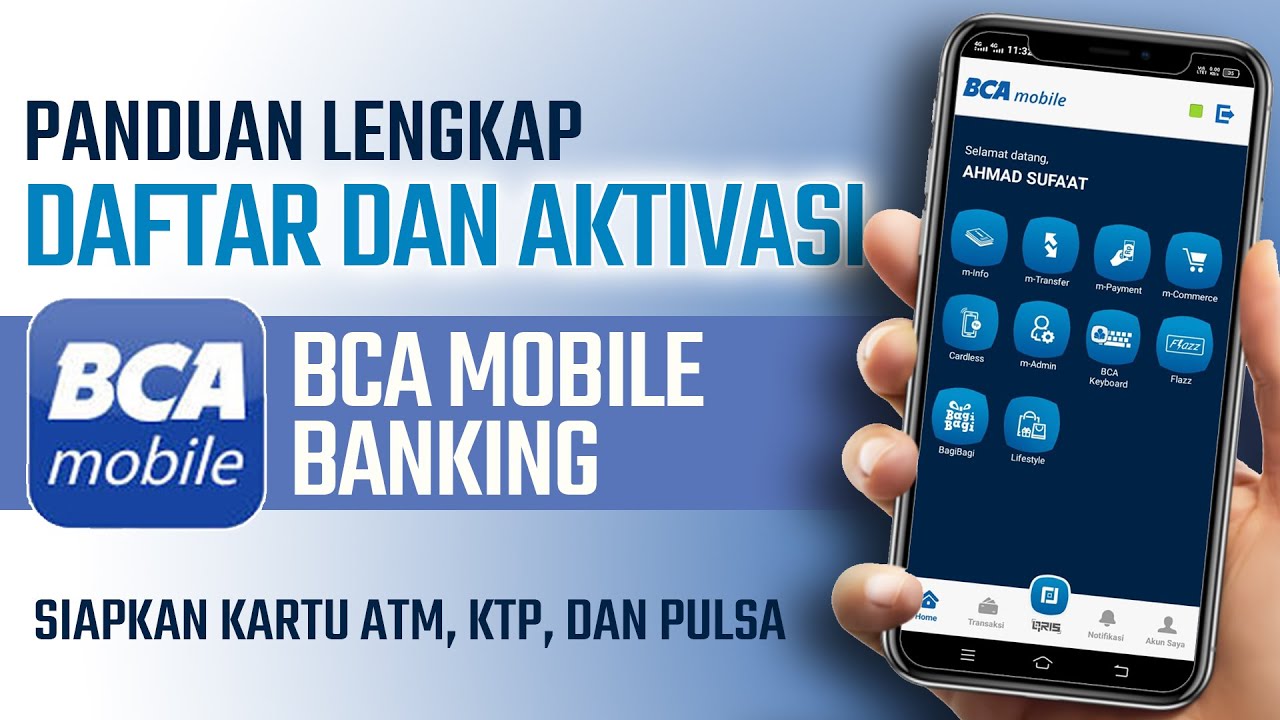 Daftar dan aktivasi BCA Mobile Banking - YouTube