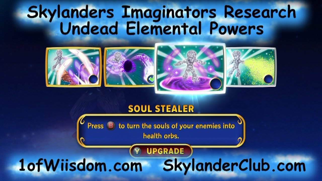 Skylanders Imaginators Research: Undead Element Powers with Harambe ...