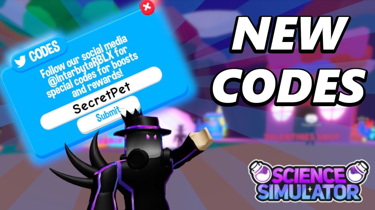 NEW *SPACE* UPDATE CODES | Science Simulator (Roblox) - YouTube